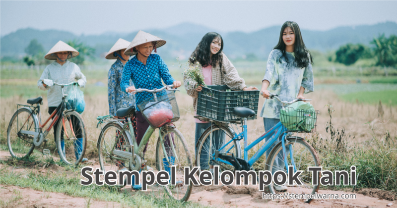 (NEW) Desain/Contoh Stempel Kelompok Tani, Kelompok Ternak ...